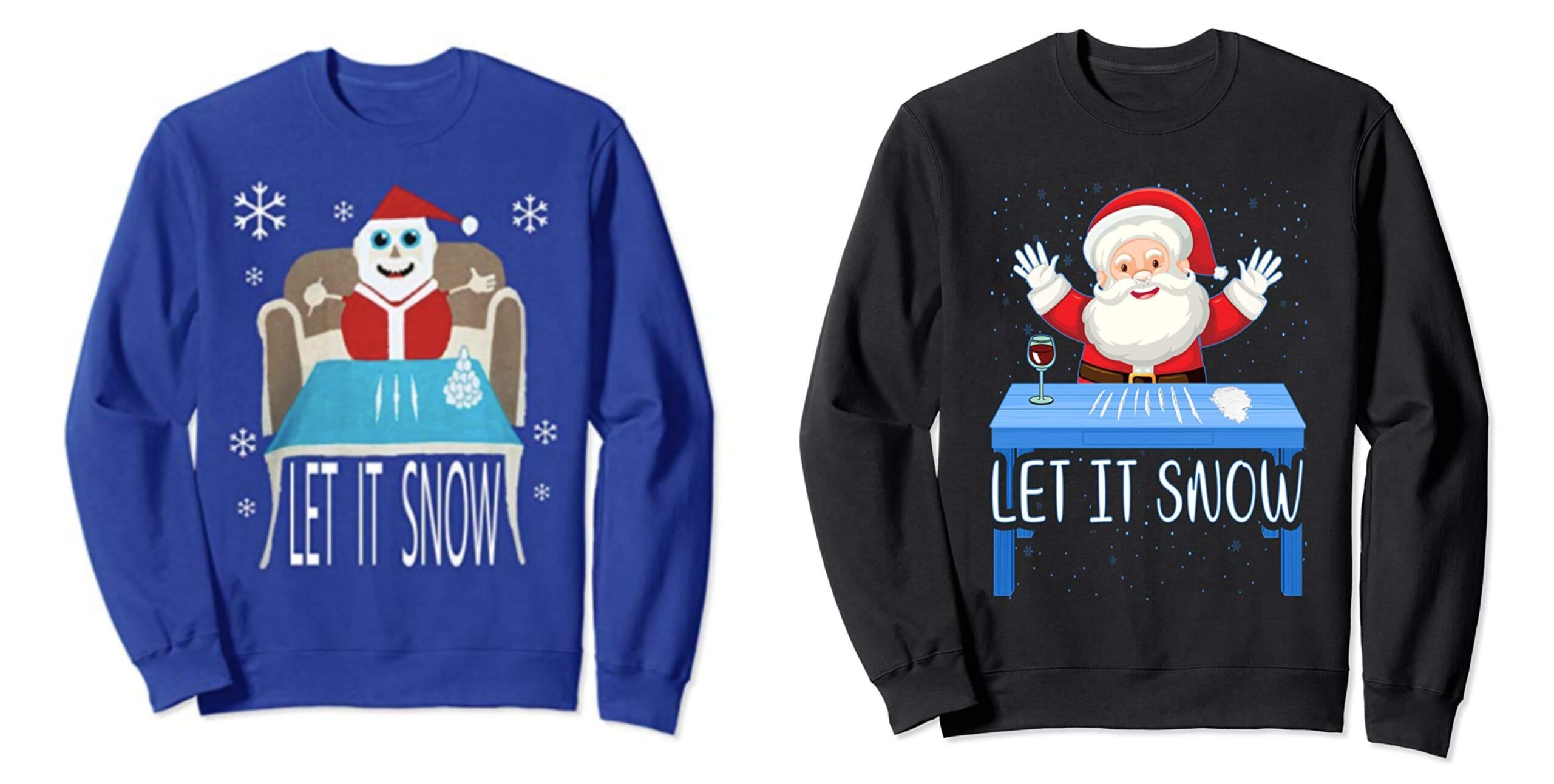 Amazon Is Selling Controversial Christmas Sweaters Featuring Santa ...