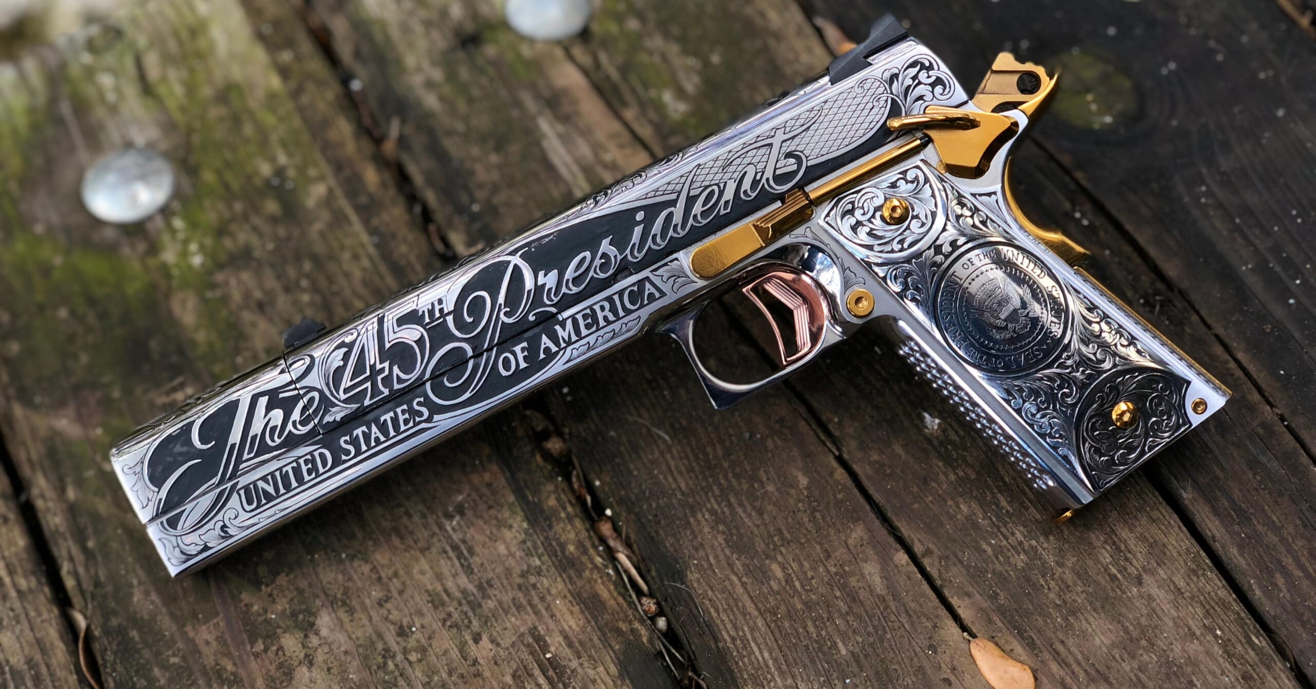 Exclusive: Jesse James Reveals .45-Caliber Pistol He Made For President ...