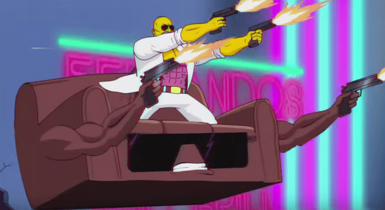This Extreme 80's Themed 'The Simpsons' Couch Gag Is Totally Radical ...