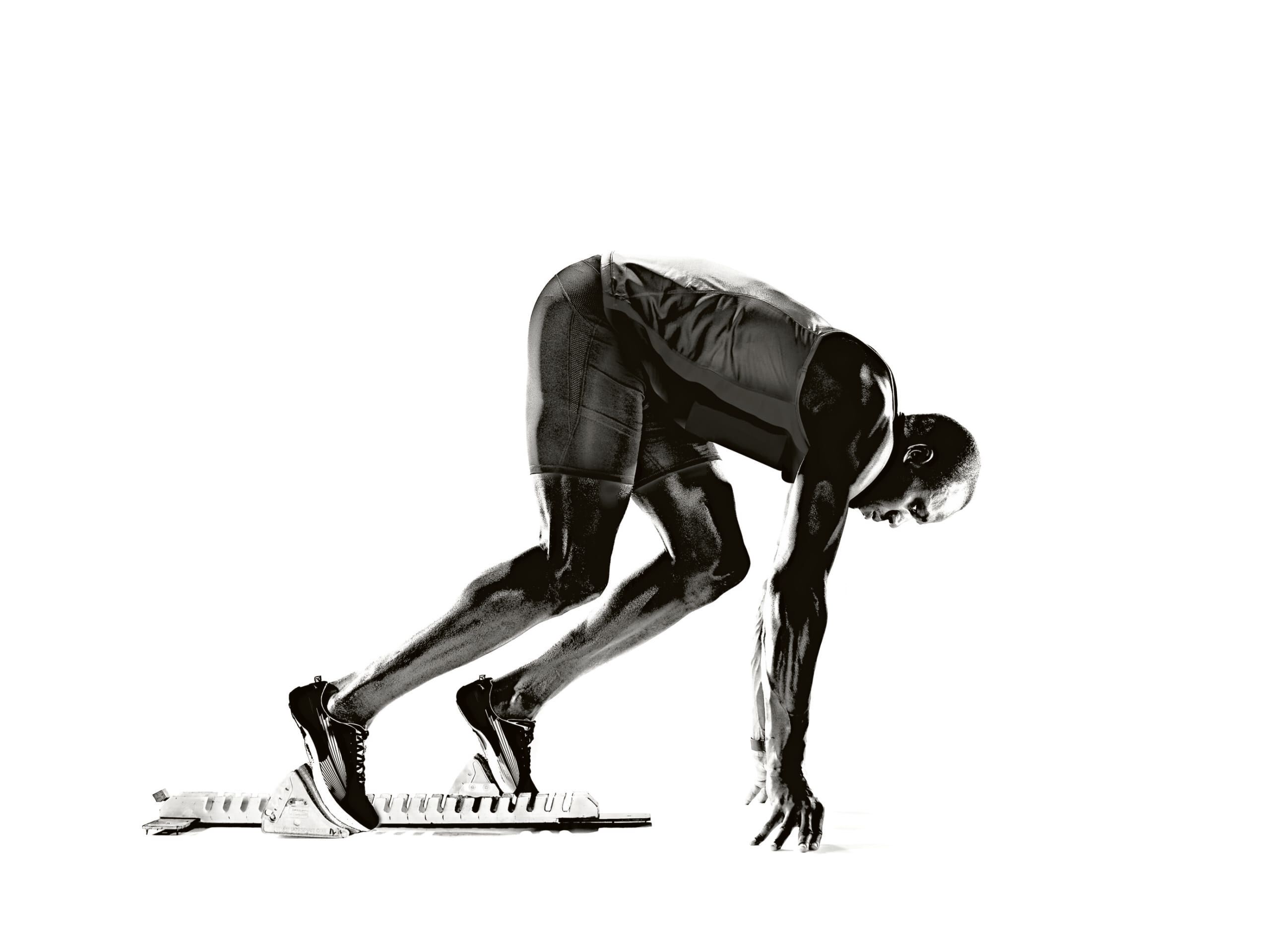 Usain Bolt Starting Blocks Usain Bolt Block Start Mechanics In Slow