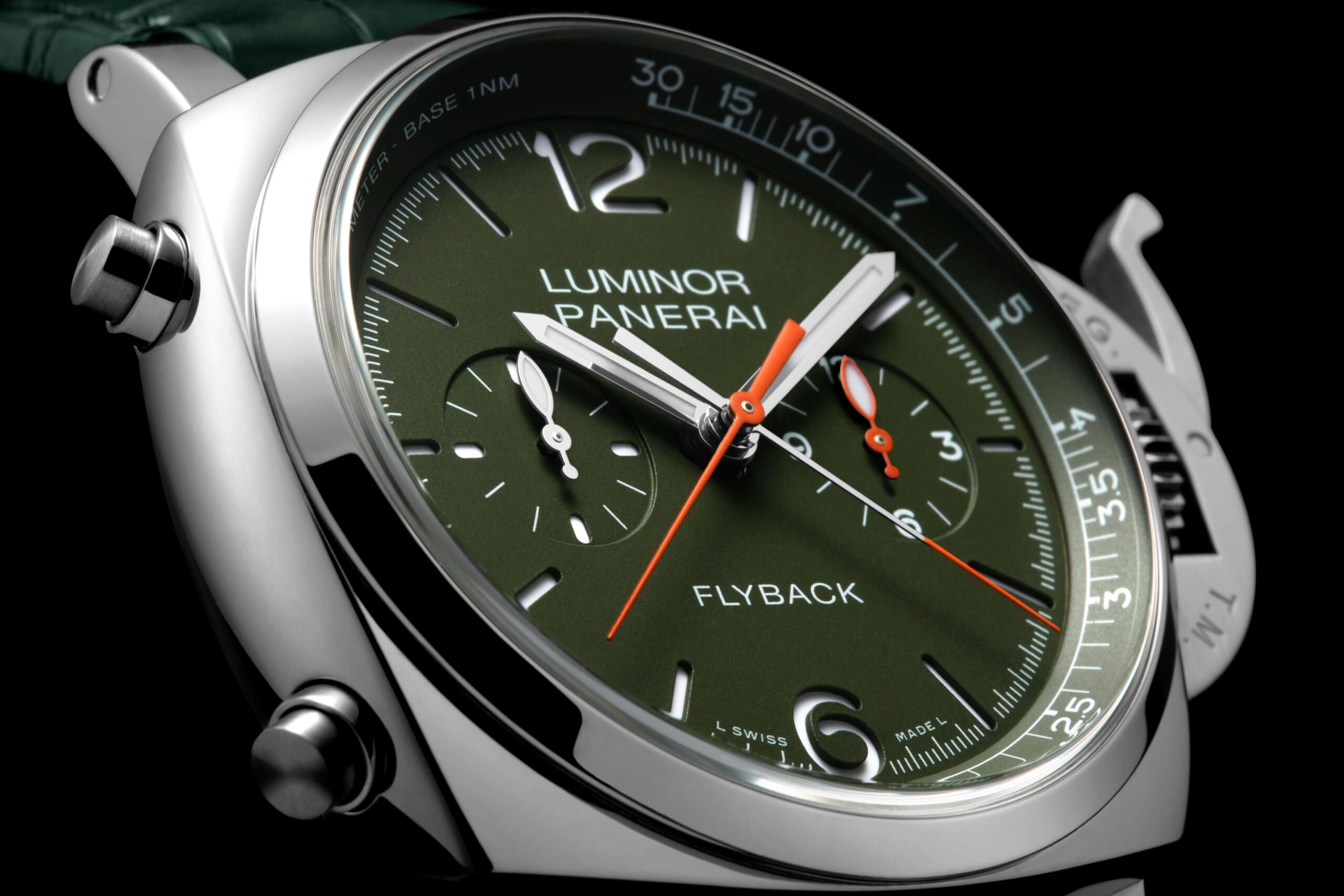Panerai Launches Two Flyback Chronographs in Military Green and ...