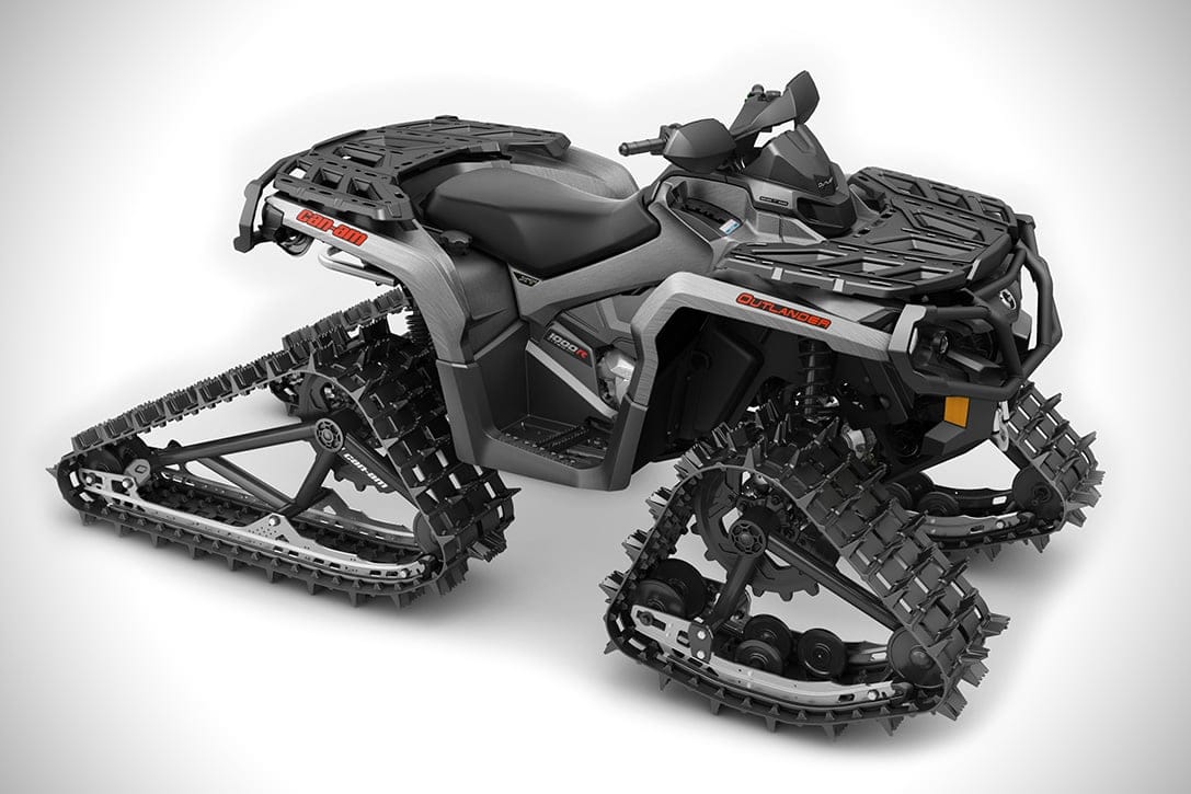 Ride Out The Rest of Winter On This Aggro ATV With Snow Tracks - Maxim