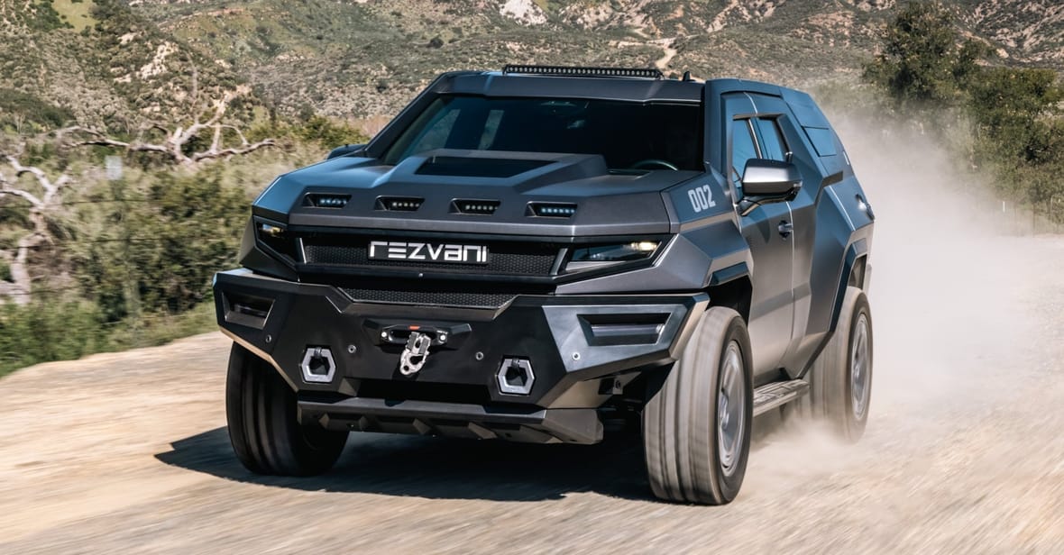 This Bulletproof Rezvani Vengeance SUV Has A Private Jet-Style Interior ...