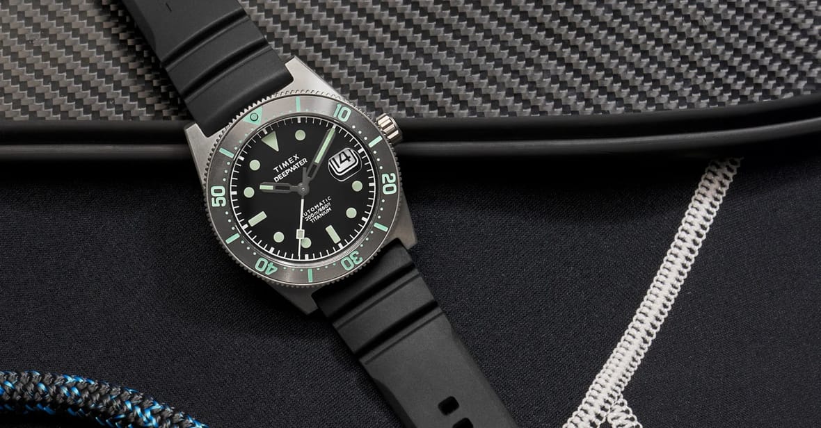 Timex Debuts Deepwater Reef 200 Watch In Grade 2 Titanium - Maxim
