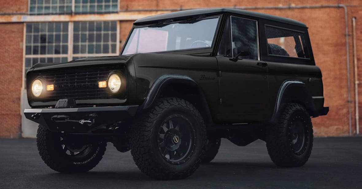 This Custom 'Black Ice Edition' Ford Bronco Is A Midnight Marauder - Maxim
