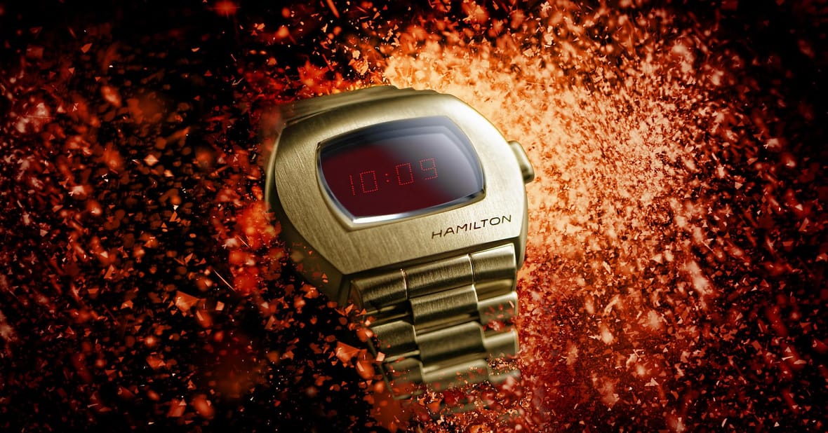 Hamilton PSR Revives Design of World's First Digital Watch - Maxim