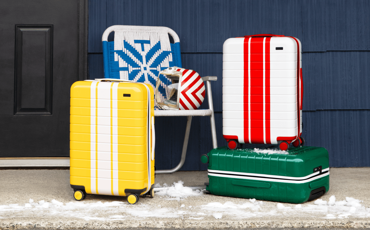 Away Unveils Alpine-Themed Backpack, Roller Case and Sling Bag Line - Maxim