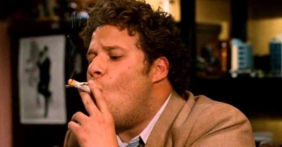Seth Rogen Pineapple Express Smoking