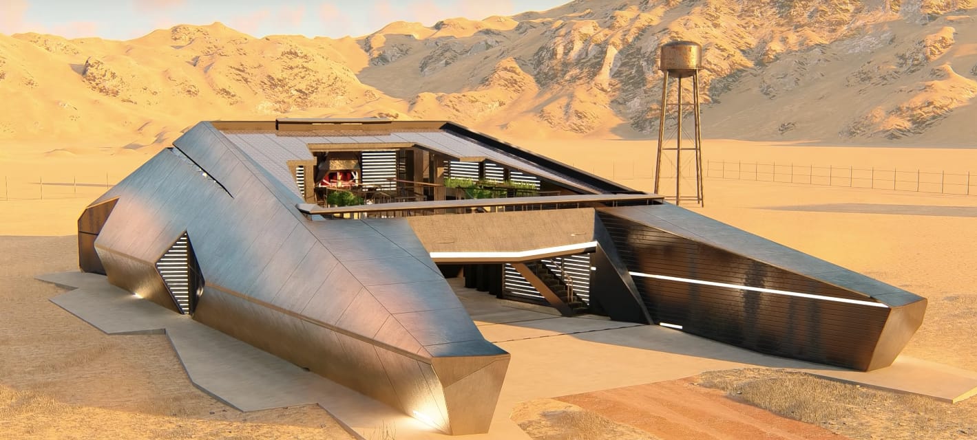 This Futuristic 'Cyberhouse' Was Inspired by Tesla’s Cybertruck - Maxim