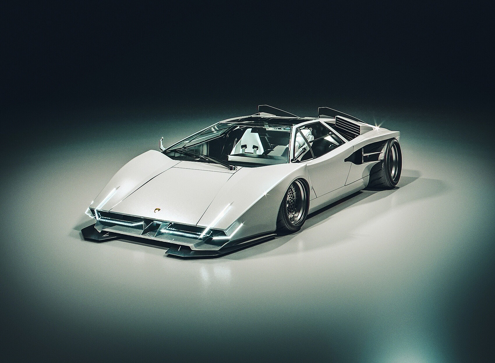 Lamborghini Countach Concept Is a Wild Re-Design of Classic Supercar ...