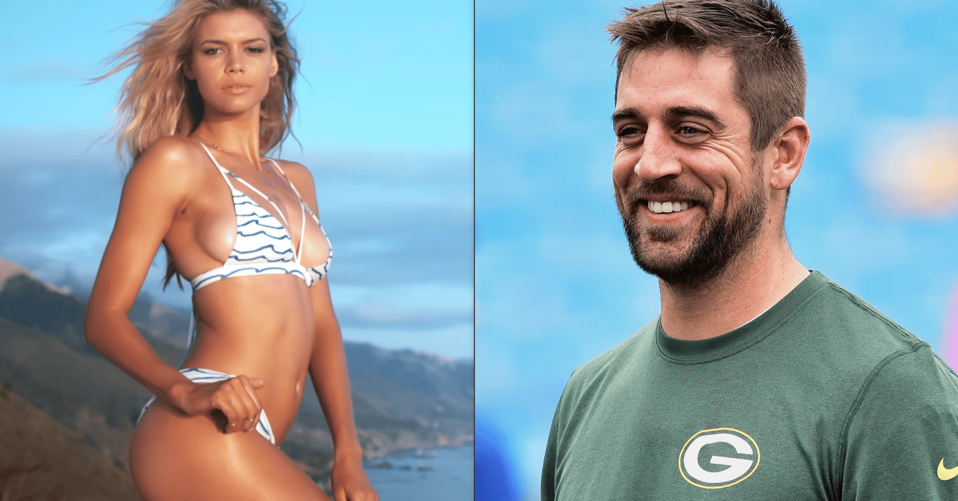 Fresh Off His Breakup With Olivia Munn Aaron Rodgers Takes Baywatch Babe Kelly Rohrbach Out