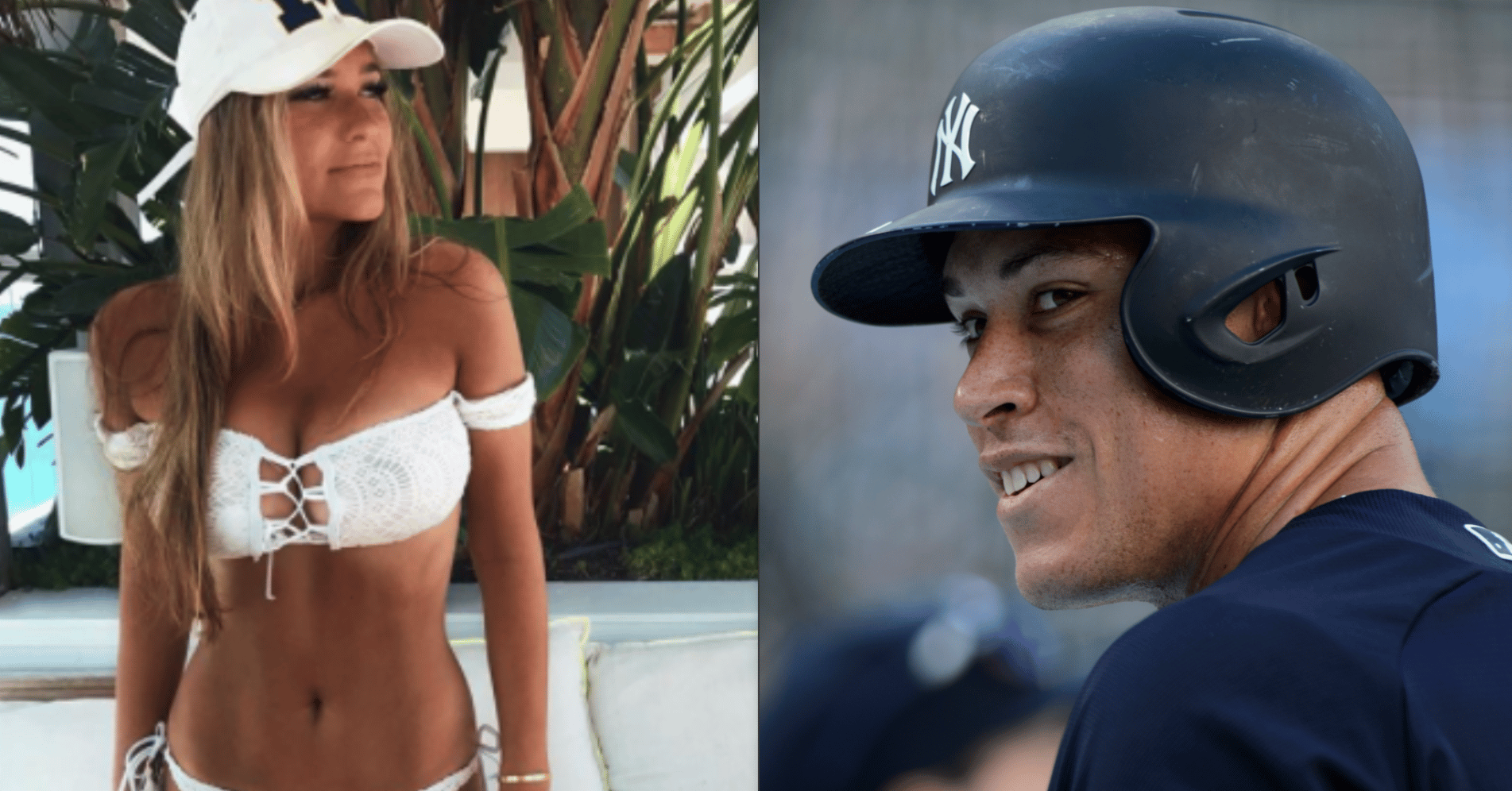 The Yankees Record Breaking Rookie Aaron Judge Hit A Home Run With Rumored Girlfriend Jen Flaum