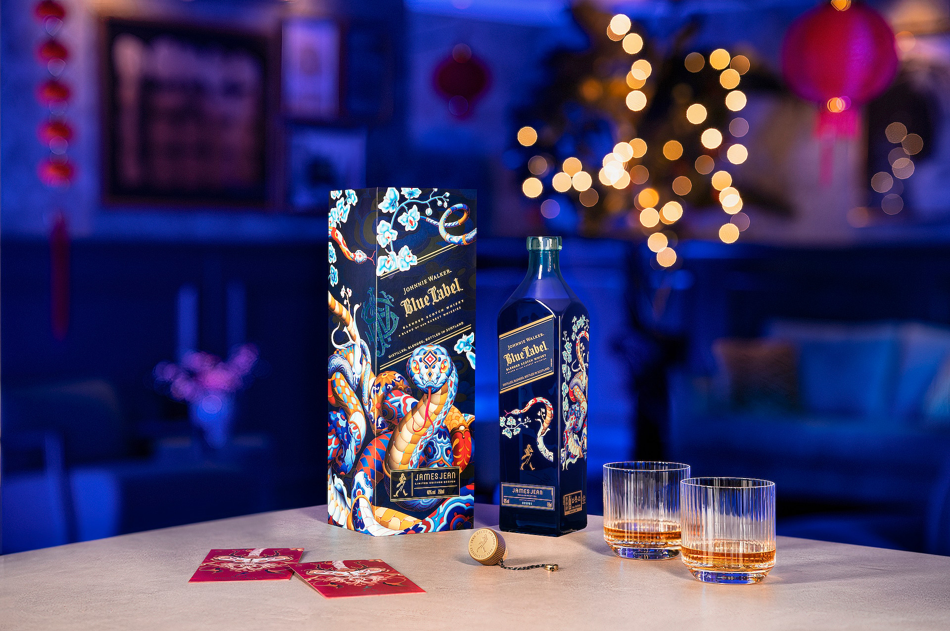 Johnnie Walker Blue Label Debuts ‘Year Of The Snake’ Scotch Whisky - Maxim