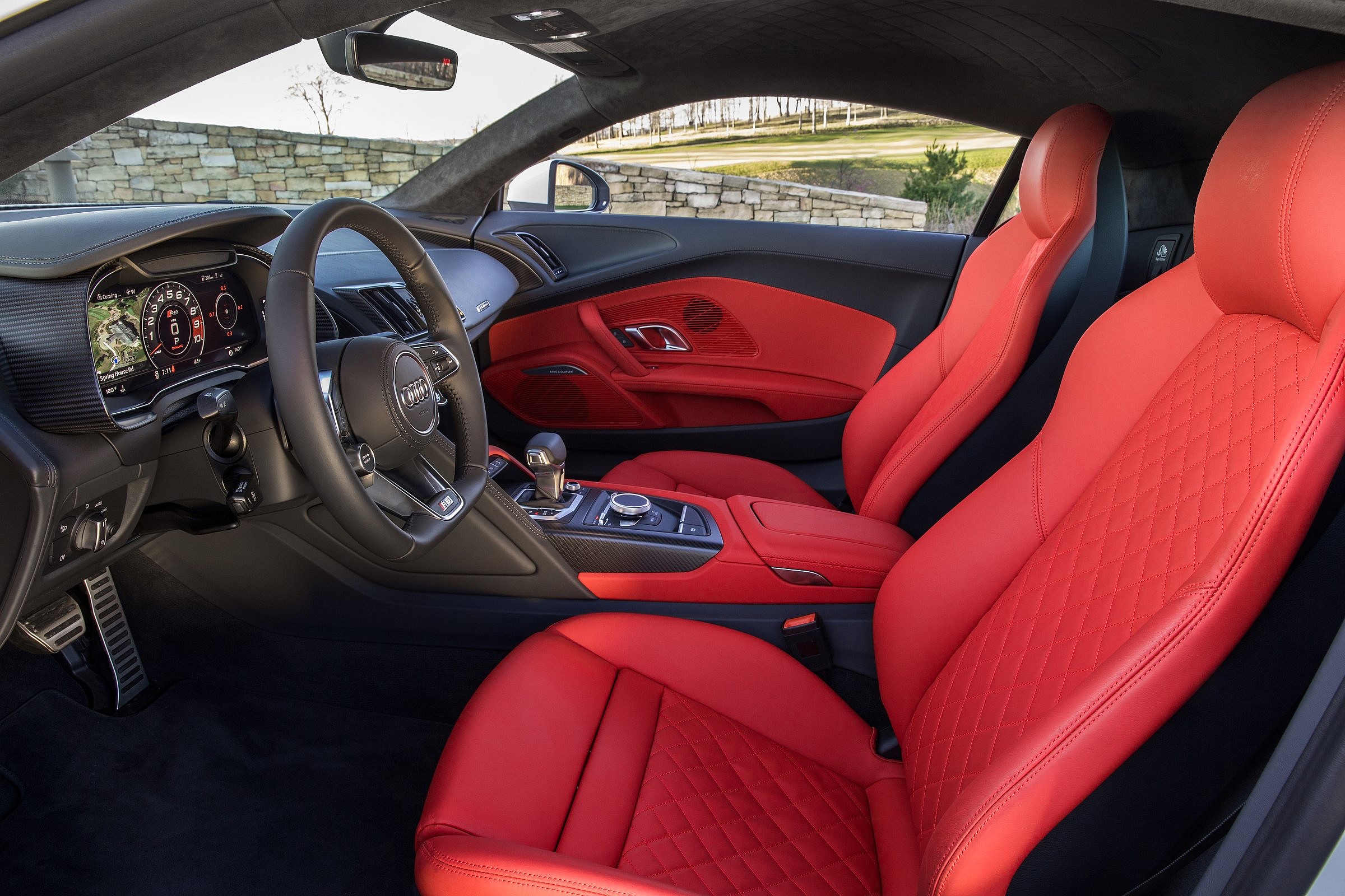 audi r8 interior