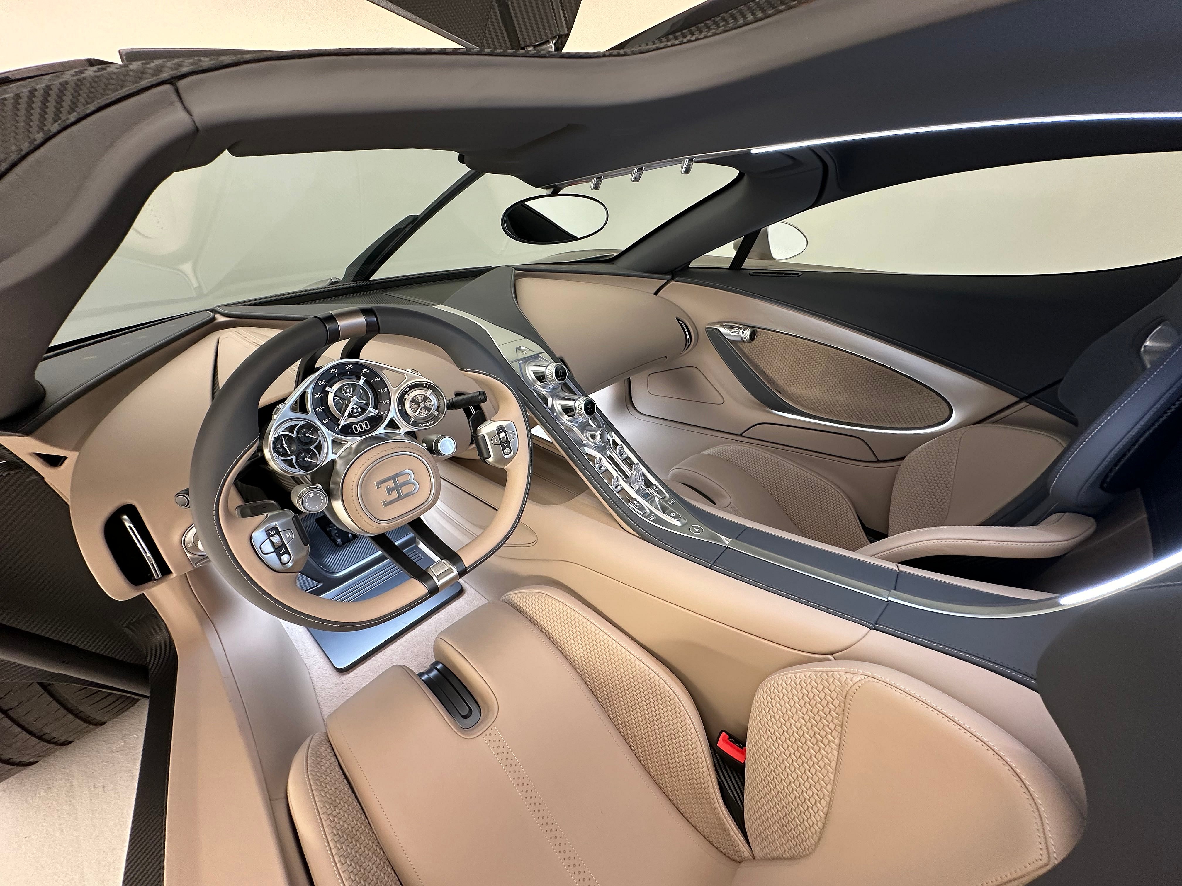 bugatti concept car interior
