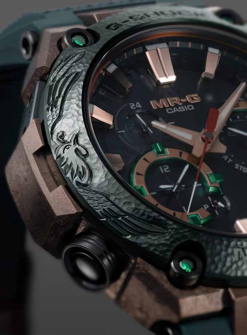 This Limited-Edition G-SHOCK Mr. G Watch Is A Green Titanium Stunner ...