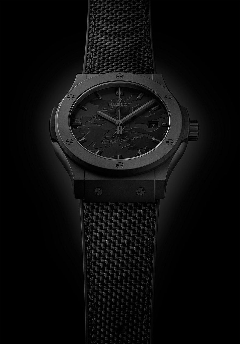 Hublot X Yohji Yamamoto Unveil Limited Edition Classic Fusion All Black ...