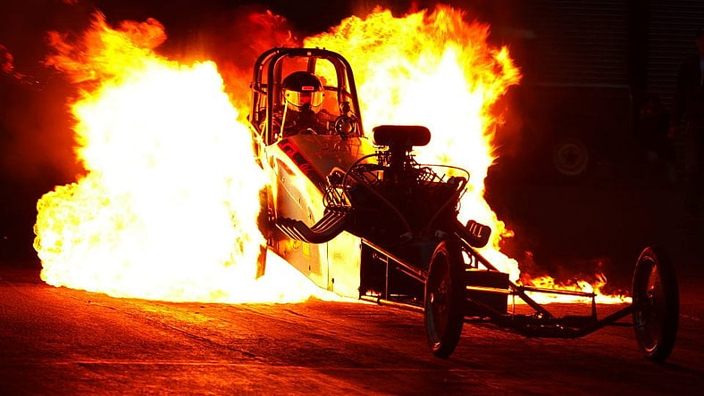Watch the Fiery Dragster Burnout that's Setting the Internet Aflame - Maxim