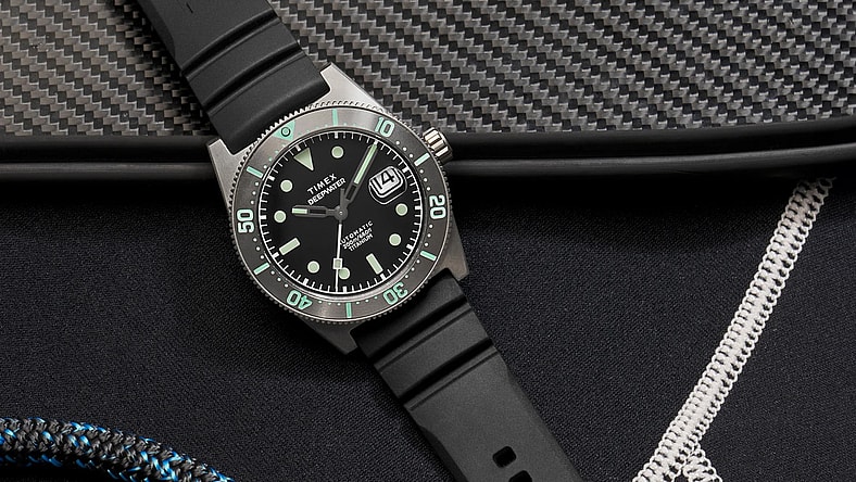 Timex Debuts Deepwater Reef 200 Watch In Grade 2 Titanium - Maxim