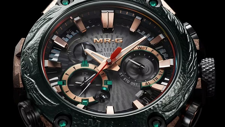 This Limited-Edition G-SHOCK Mr. G Watch Is A Green Titanium Stunner ...