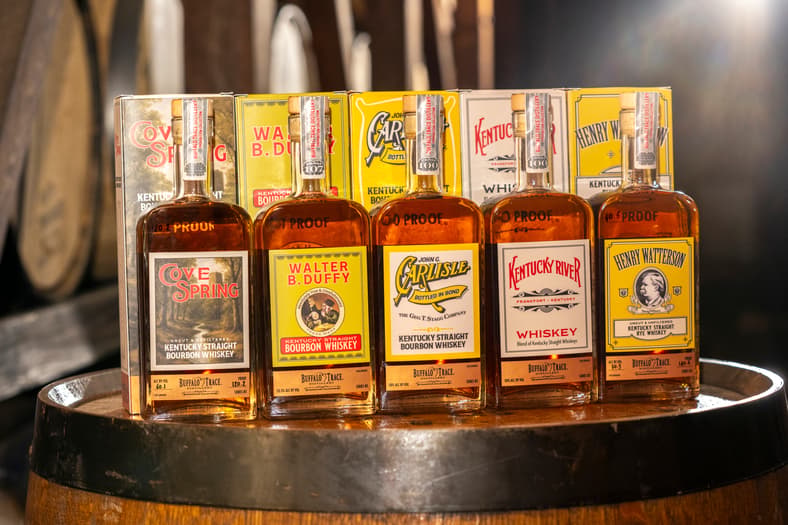 Buffalo Trace Distillery Drops Coveted 5-Bottle Prohibition Collection ...