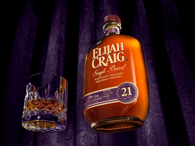 Elijah Craig Unveils 21-Year-Old Single Barrel Bourbon - Maxim