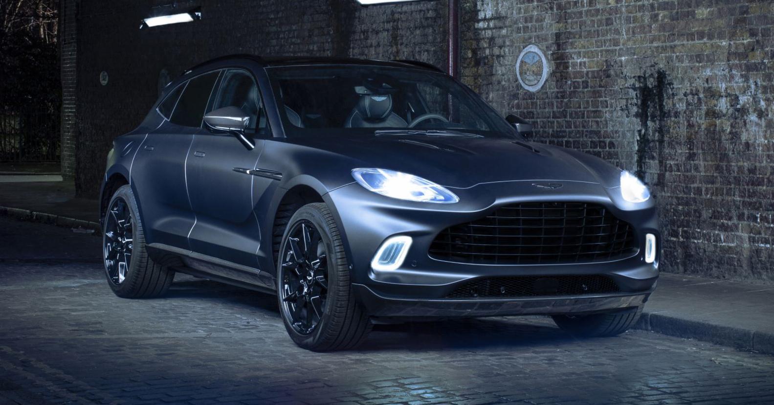 Aston Martin's Q Branch Takes DBX SUV to the Dark Side - Maxim