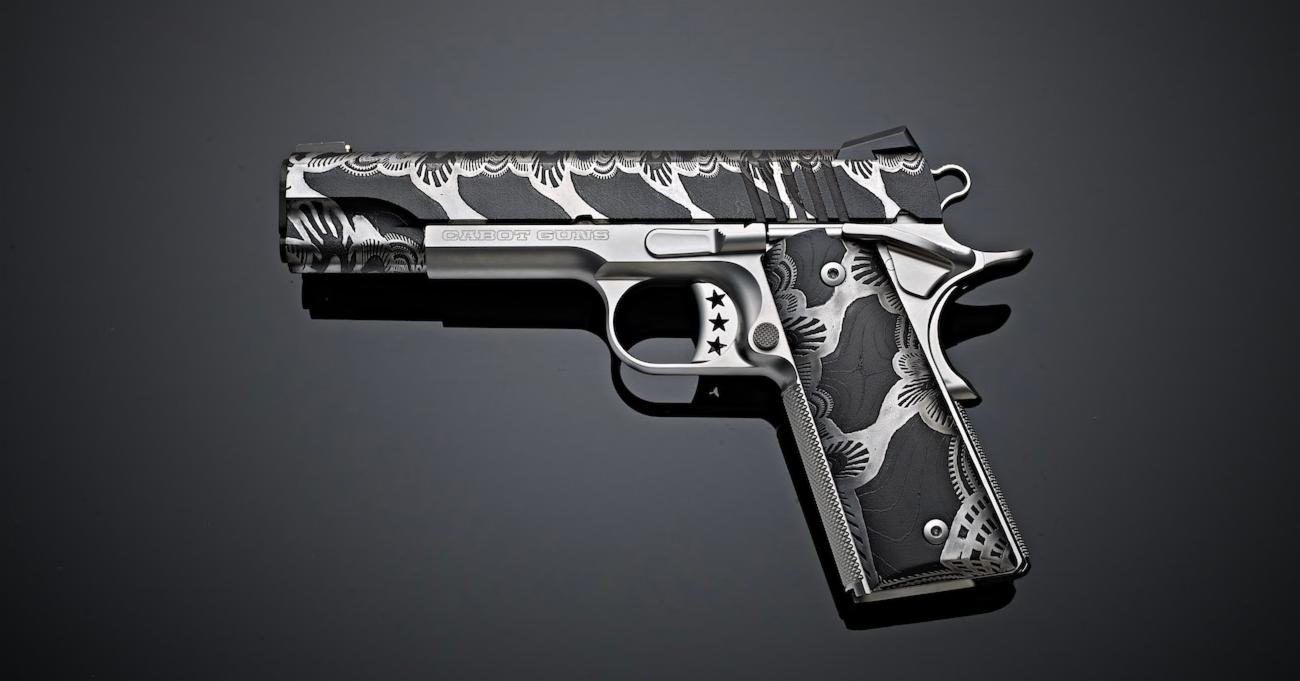 The Hand-Forged 'Diablo Damascus' 1911 Pistol Is A One-Of-A-Kind Beauty ...