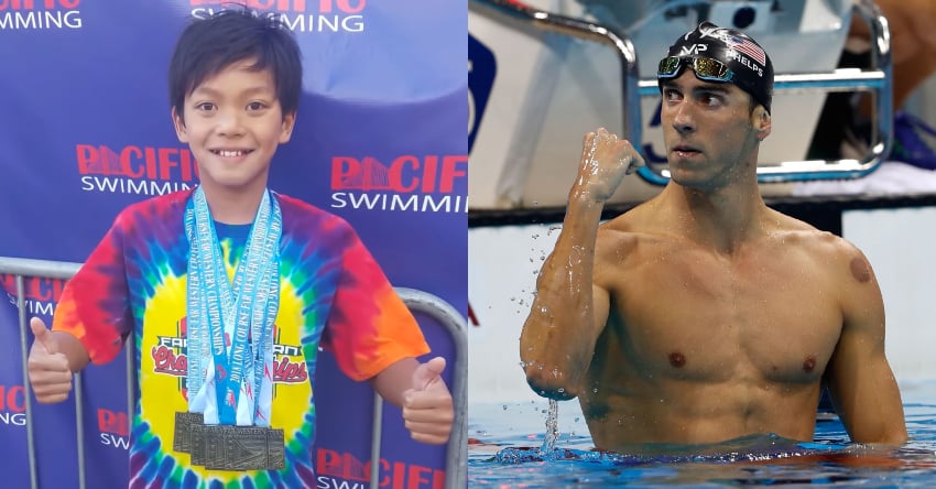 A 10-Year-Old Swimming 'Superman' Just Broke a Record Set By Michael ...