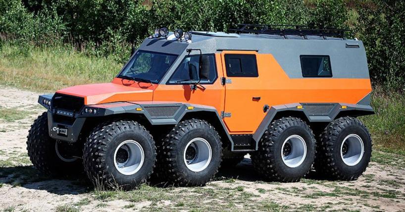 Meet The 8 Wheeled Russian Monster Thats The Ultimate All Terrain Vehicle Maxim