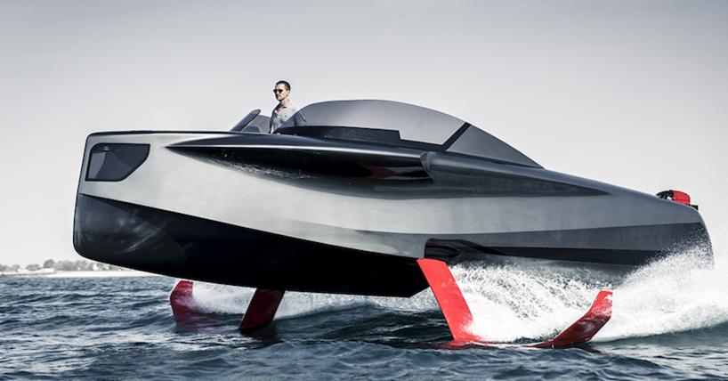 This Sleek 'Flying Yacht' Is the Hybrid-Powered Hydrofoil of Your ...