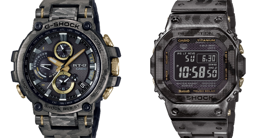 G-Shock Launches Two Metal Camouflage-Print Limited Edition Watches - Maxim