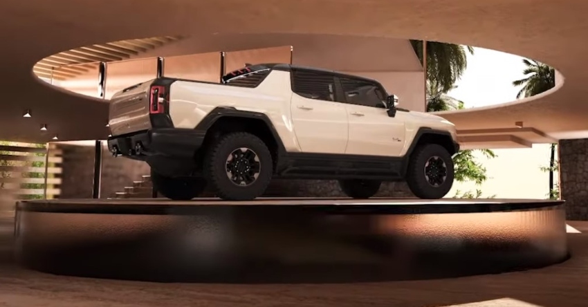 Insane Hummer EV Garage Concept Doubles as Fantasy Desert Getaway - Maxim