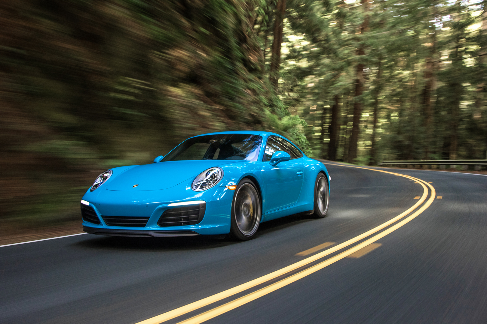 We Drove The New Porsche 911 Carrera Through A California Redwood ...