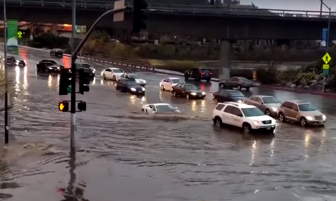 Watch This Beast Lambo Totally Own an Enormous Puddle - Maxim