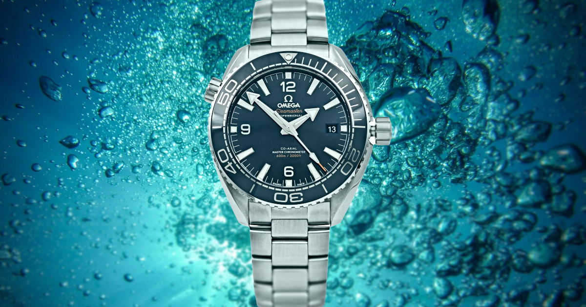 Ebay Luxury Watch Of The Week Omega Seamaster Planet Ocean Blue Dial Steel Automatic Maxim
