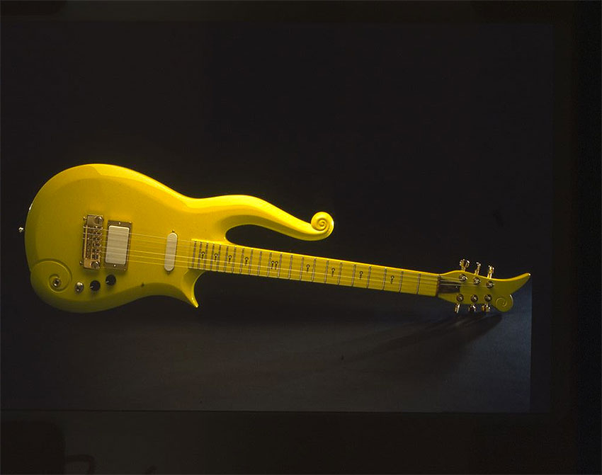 Princes Signature Yellow Cloud Guitar Is About To Go Up For Auction