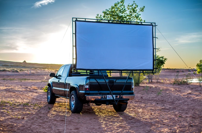 This Amazing Movie Screen Mounts To The Back of Your Truck - Maxim