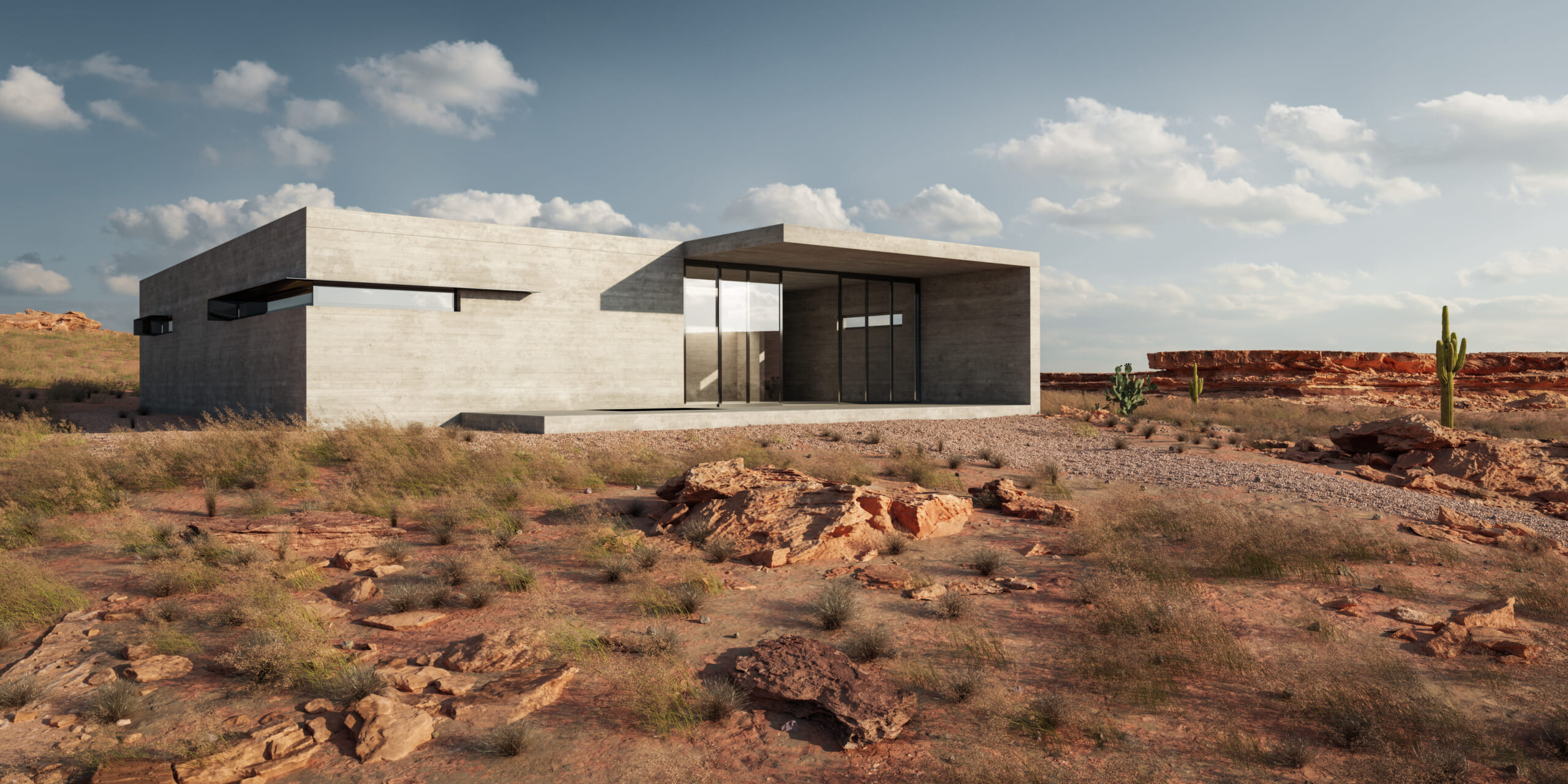 The Minimalist Concrete Sharp House Is A Striking Desert Retreat Maxim