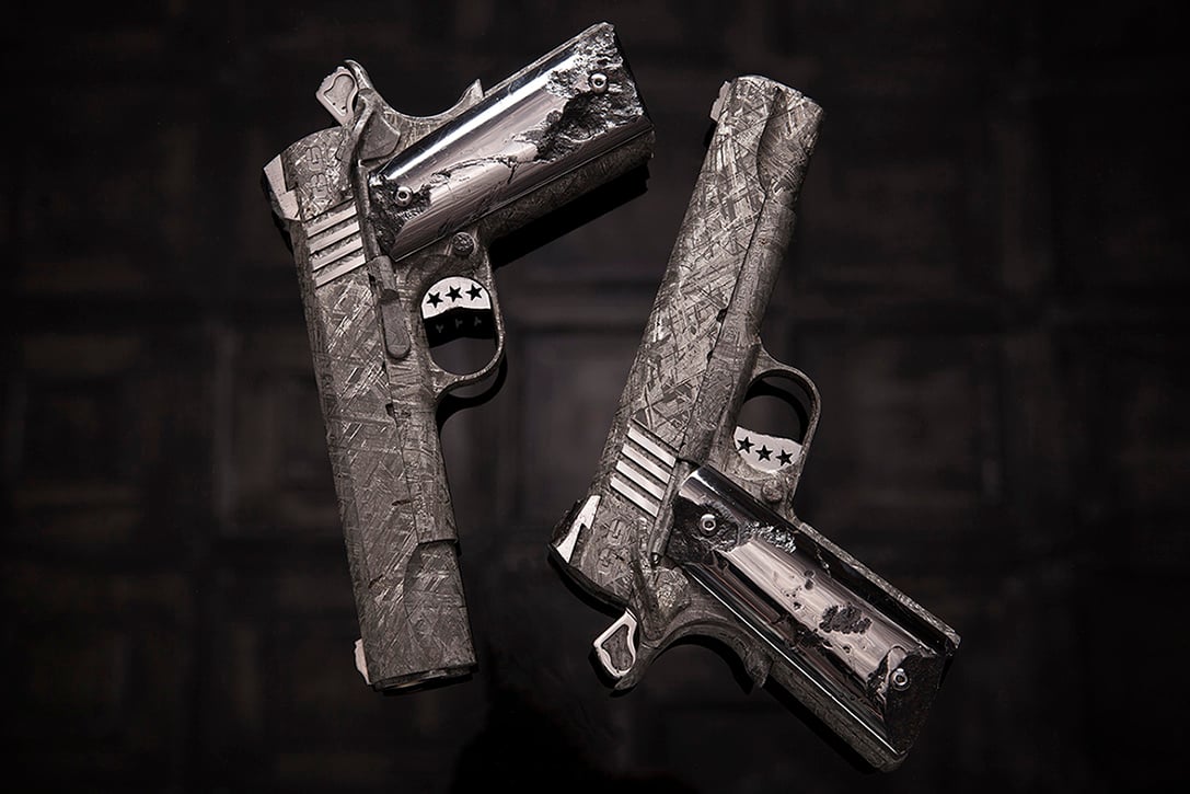 These Incredible Colt 45 Handguns Made From A Meteorite Are The World