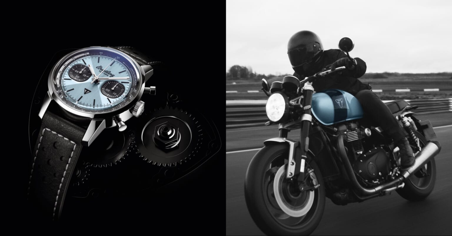 Breitling and Triumph Celebrate Cafe Racer Culture With Stylish Watch ...
