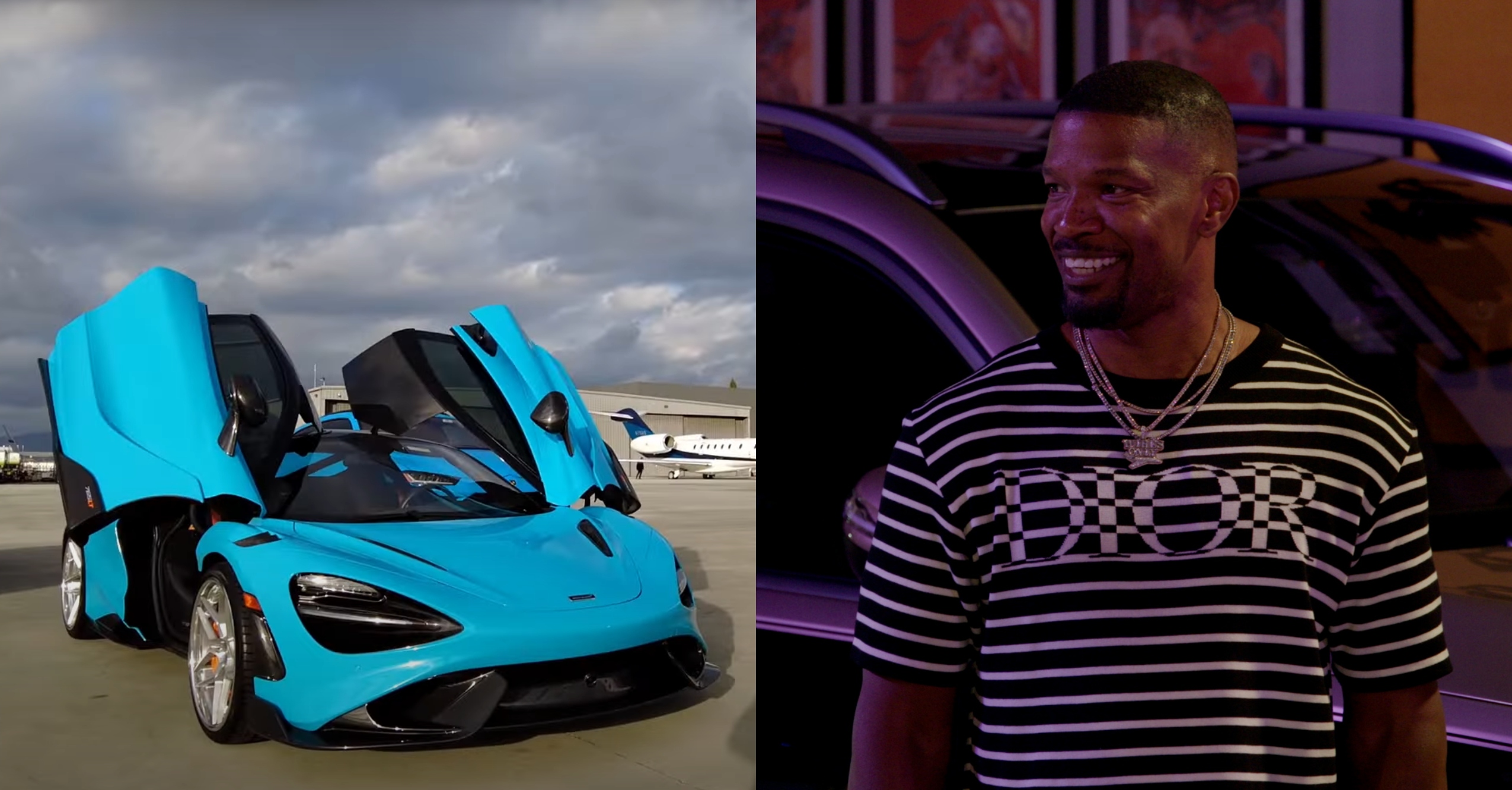 Watch Jamie Foxx Visit Celebrity Supercar Dealerships in 'Million ...