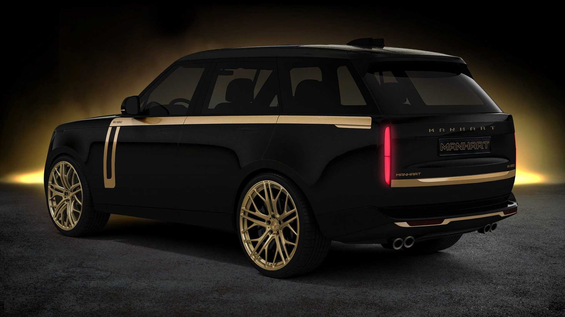 This Custom 650-HP Range Rover Is A Black & Gold Beauty - Maxim