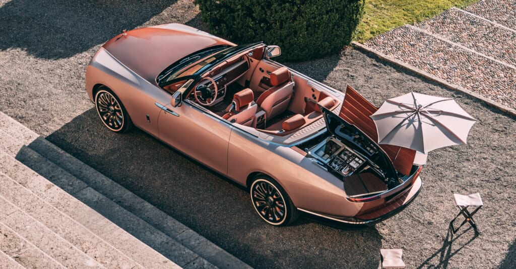 This Custom Rolls-Royce Boat Tail Boasts A Dining Suite, Pearl Custom ...