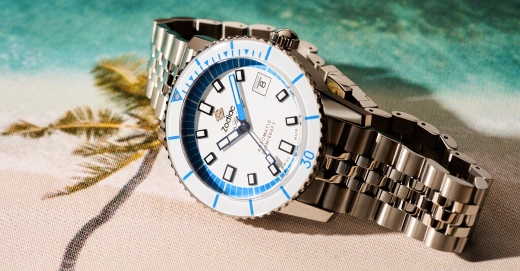 Zodiac Hits The Beach With Ocean-Inspired Super Sea Wolf Dive Watch - Maxim