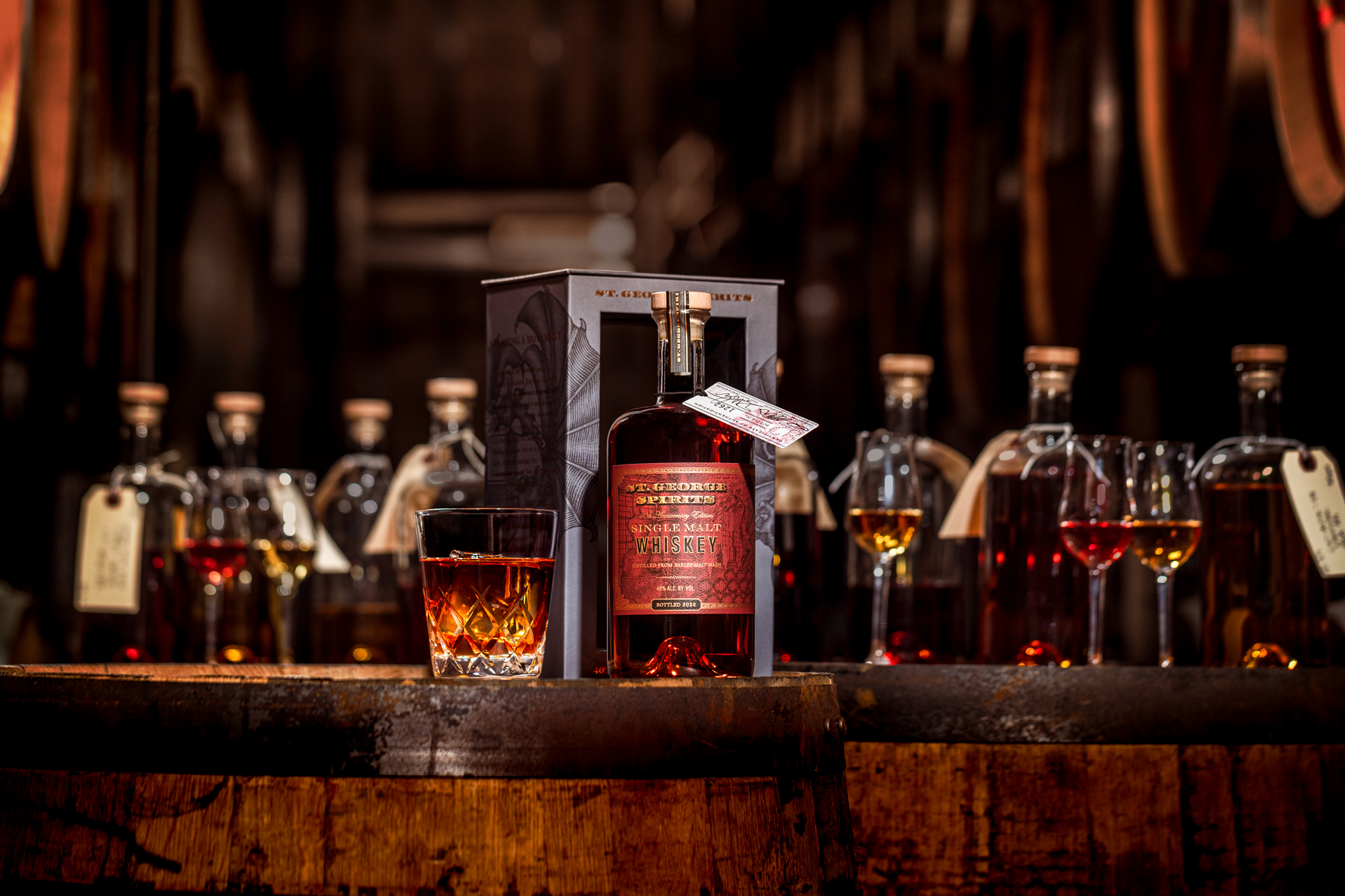 St George Spirits Uncorks 40th Anniversary California Single Malt Whiskey Maxim