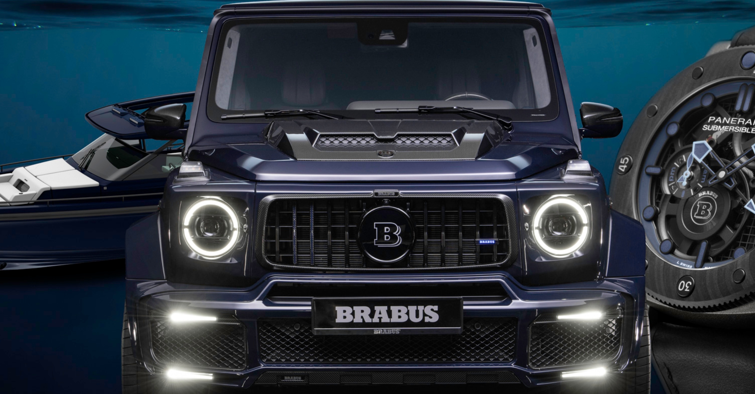 Brabus Launches 'Deep Blue' G-Wagon, Speedboat & Luxury Watch Line - Maxim