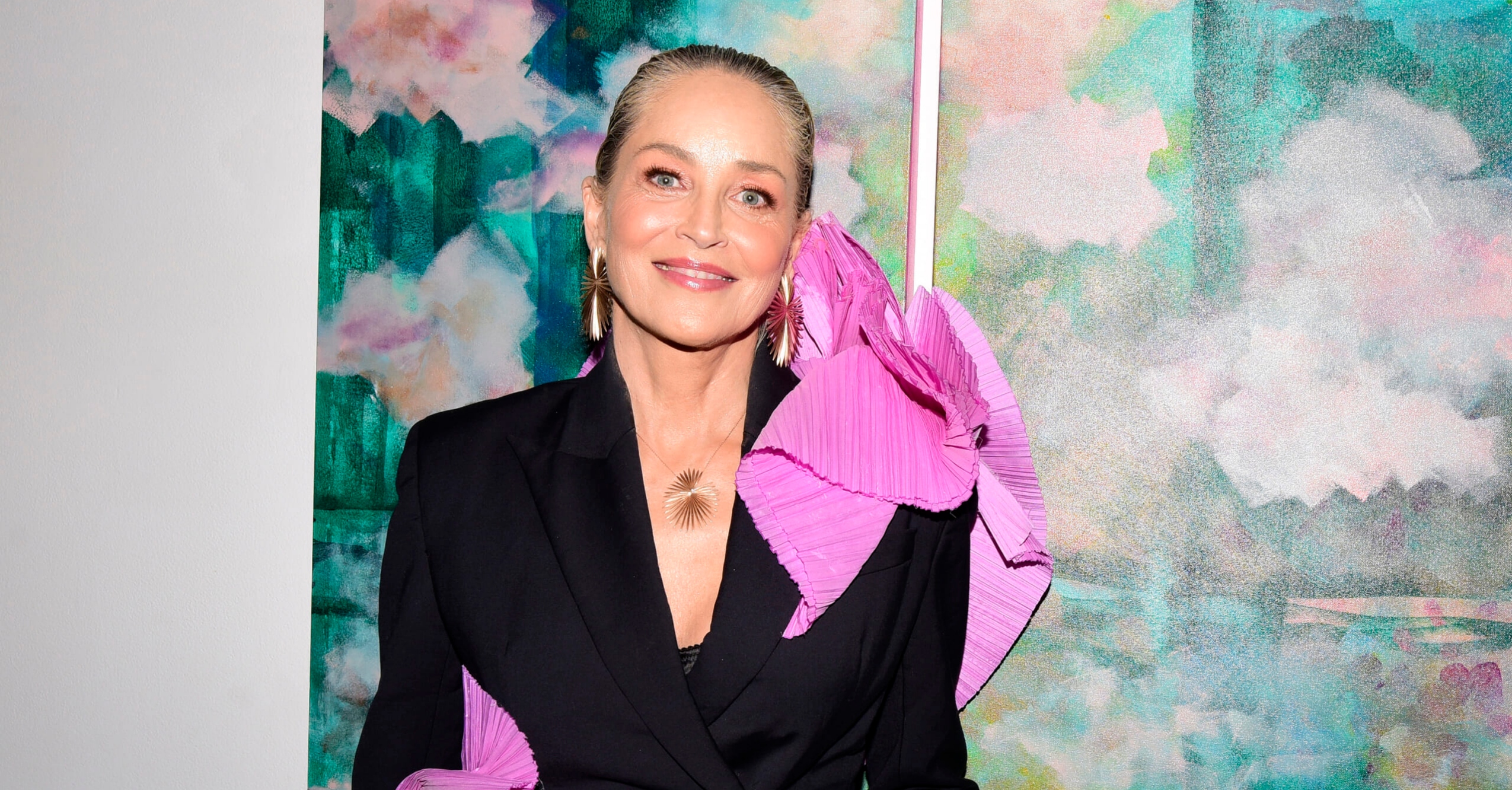Sharon Stone Unveils Paintings In Her First-Ever Art Exhibit - Maxim
