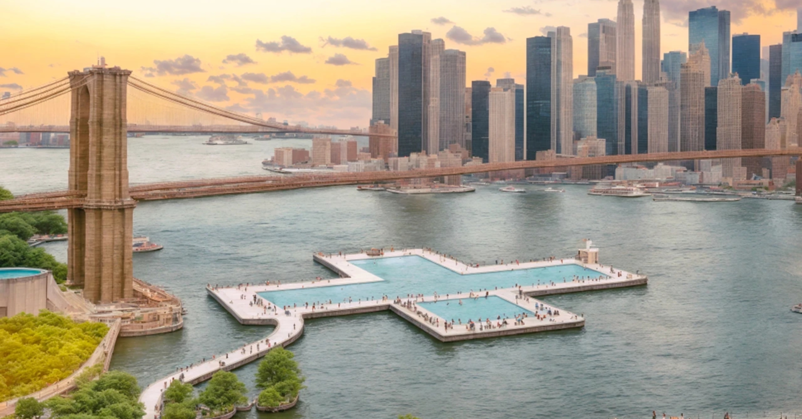 This Futuristic Floating Pool Could Make A Splash In New York City - Maxim