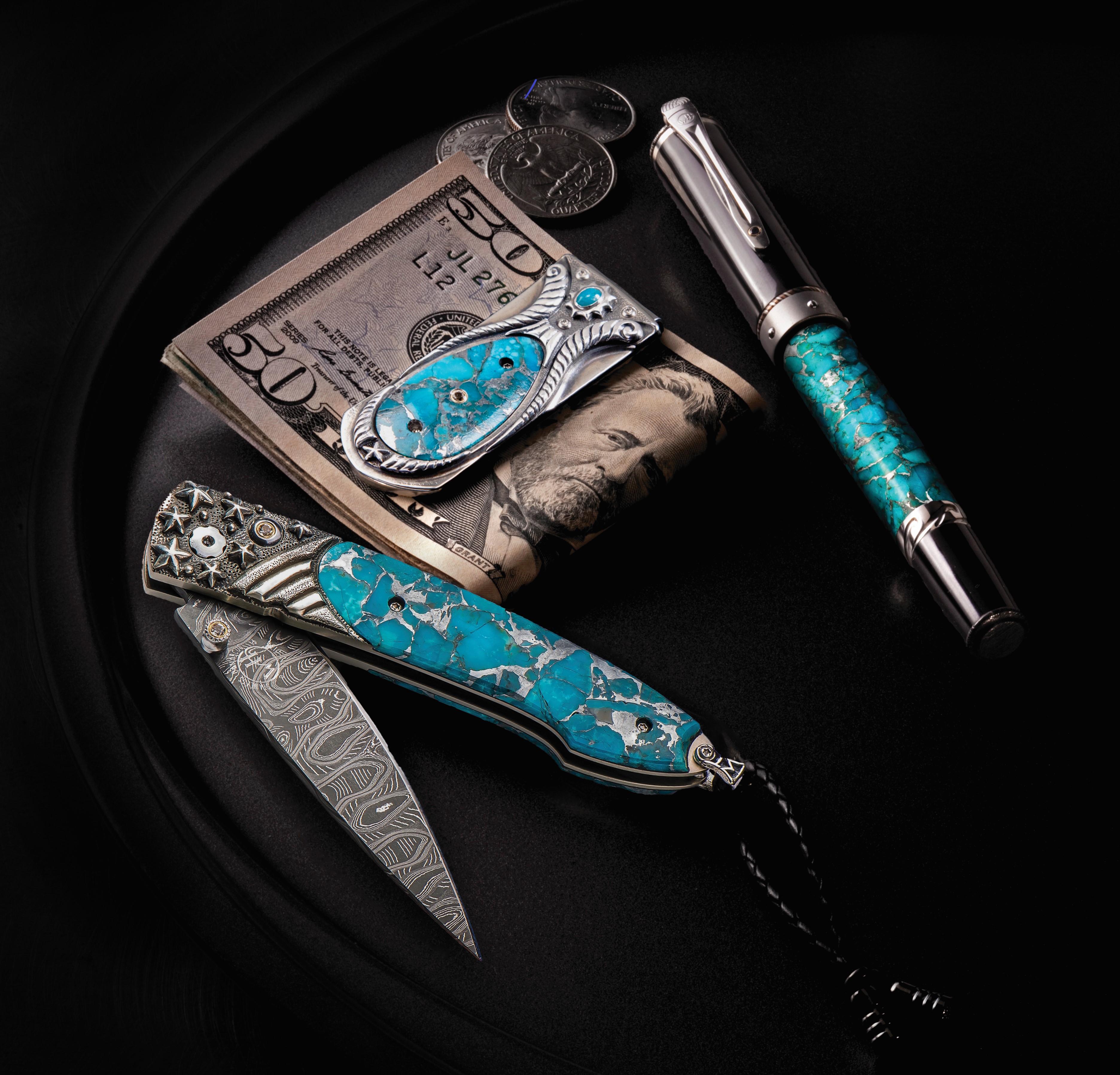 William Henry Crafts Gorgeous Pocket Knives From Rare Materials - Maxim